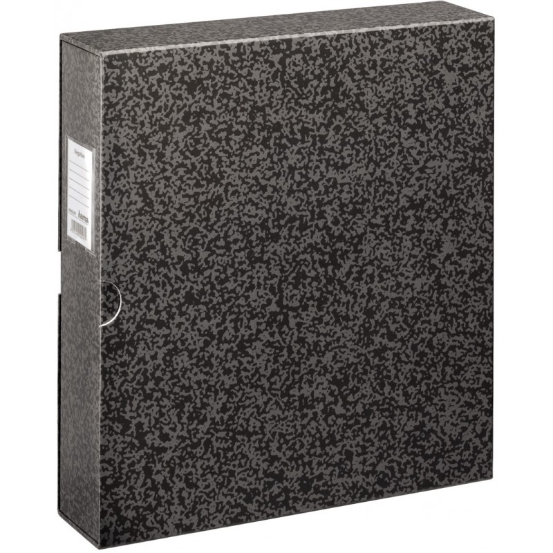 Hama storage folder A4, black/marble (2298) - Ring bound albums ...