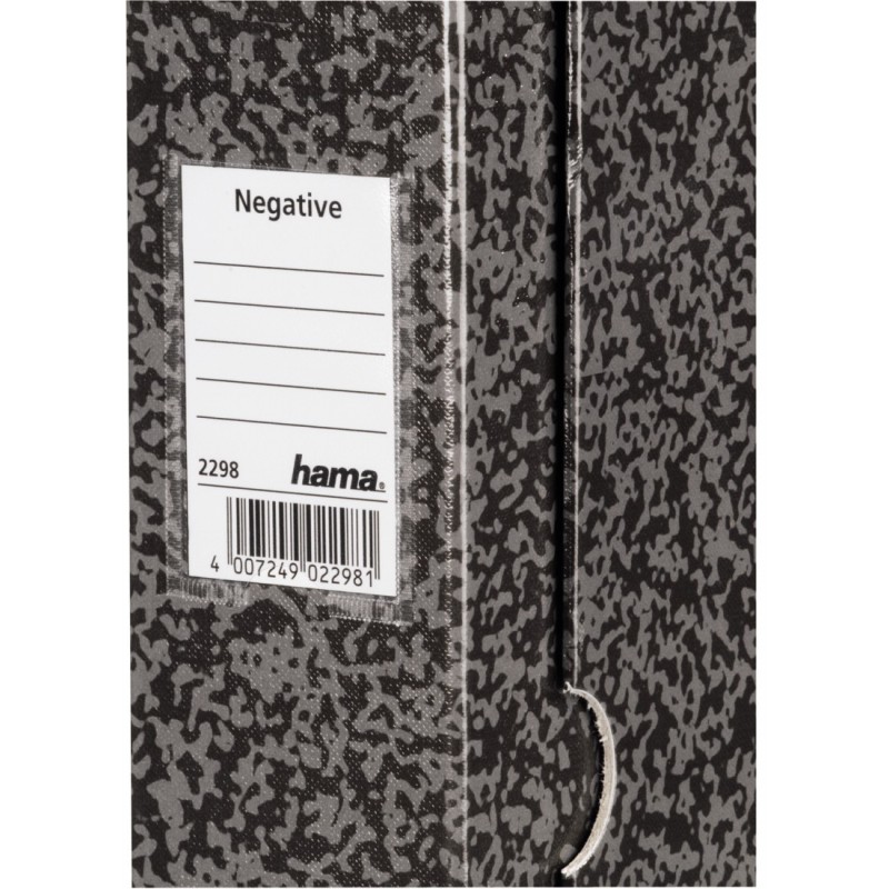 Hama storage folder A4, black/marble (2298) - Ring bound albums ...