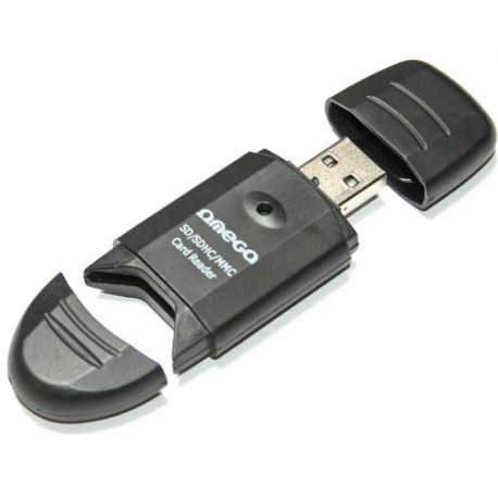Omega card reader SDHC/MMC (56840) - Memory card readers - Nordic Digital