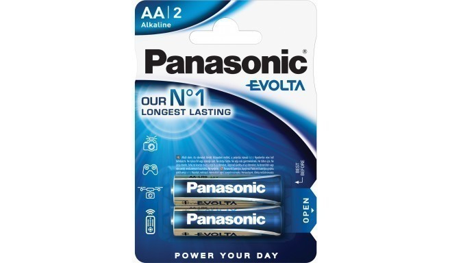 Panasonic Evolta patarei LR6EGE/2B - Patareid - Photopoint