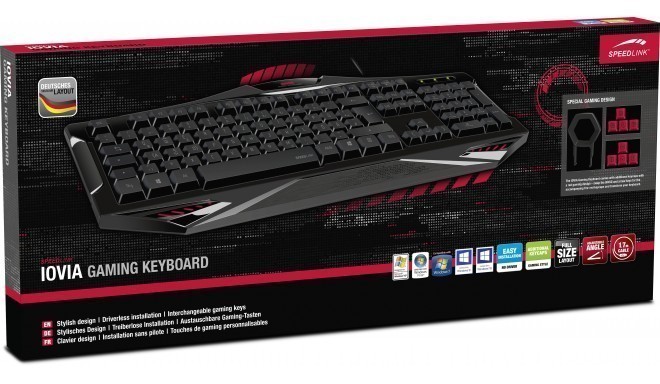 Speedlink keyboard Iovia US (SL-670001-BK-US) - Keyboards - Nordic Digital