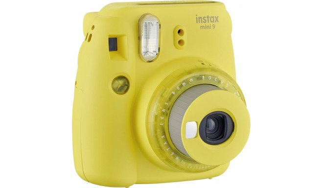 Fujifilm Instax Mini 9, clear yellow + Instax Mini film - Instant ...