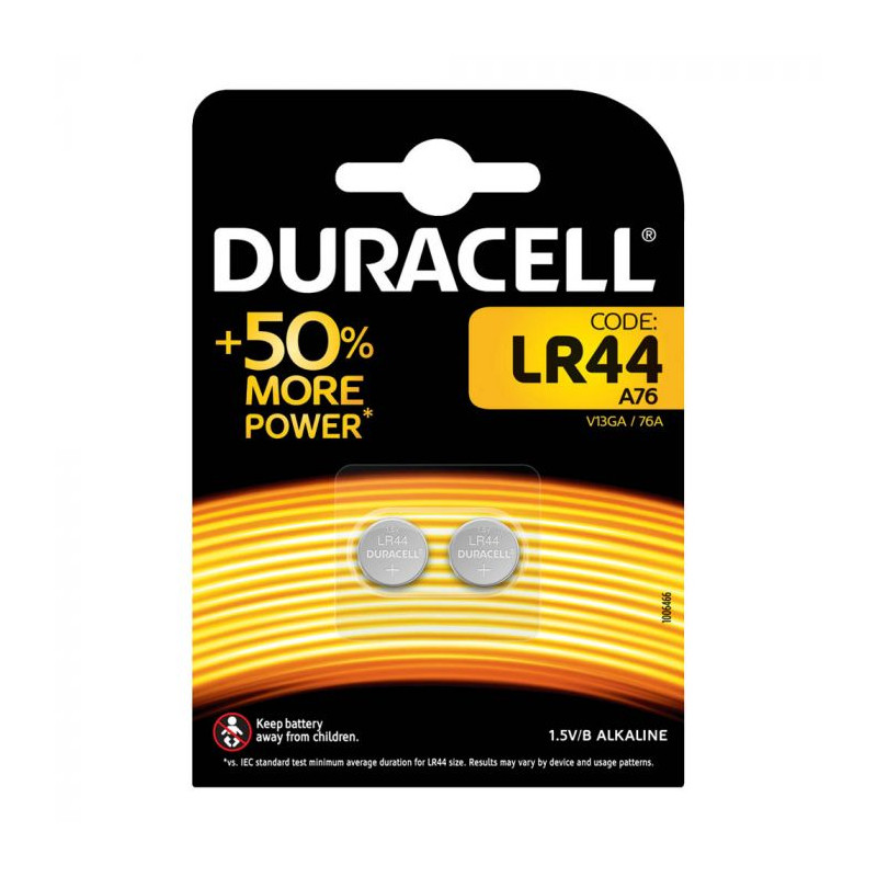 Duracell patarei LR44/A76 1,5V/2B - Patareid - Photopoint
