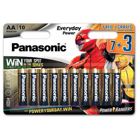 Panasonic Everyday Power patarei LR6EPS/10BW (7+3) - Patareid - Photopoint