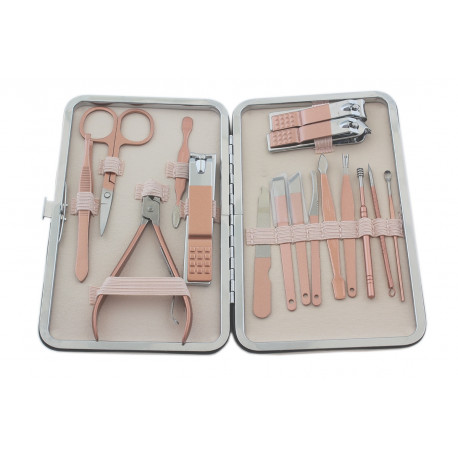 Manicure set AG603G, rose gold - Manicure & pedicure sets - Photopoint