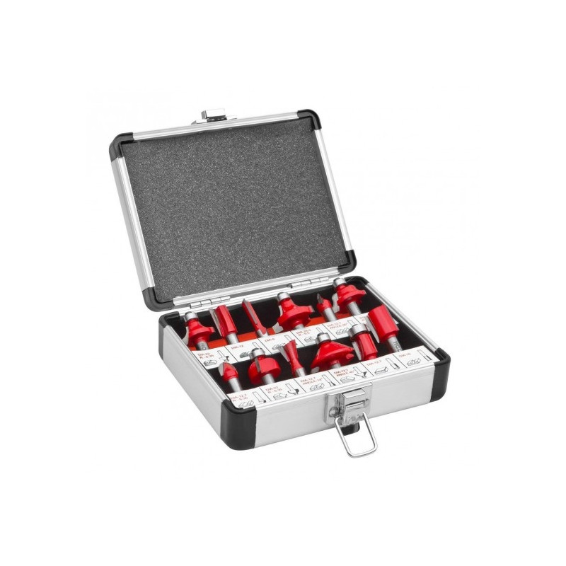 12pcs router bit set - Router bits - Photopoint