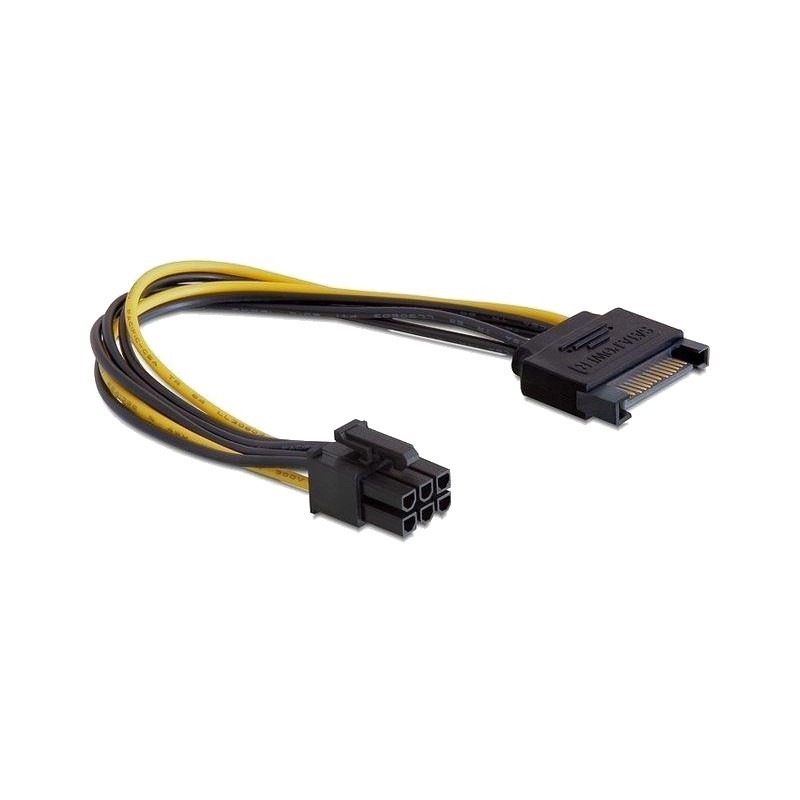 Delock cable Power SATA - PCI Express 6-pin 21cm - Cables - Photopoint