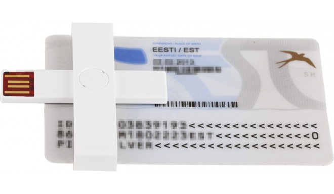 +ID smart card reader USB Blister, white - Smartcard readers - Photopoint