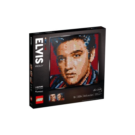 LEGO 31204 Art Elvis Presley - "The King" Construction Toy (DIY Poster ...