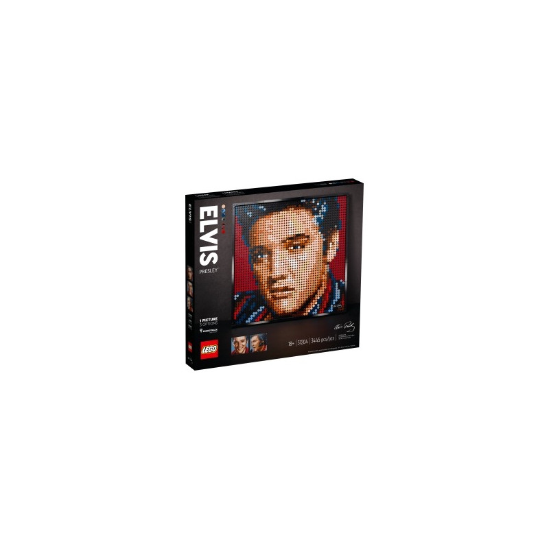 LEGO 31204 Art Elvis Presley - "The King" Construction Toy (DIY Poster ...