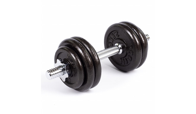 Hantel żeliwny Profit 15 kg DK 4126 - Dumbbells & kettlebells - Photopoint