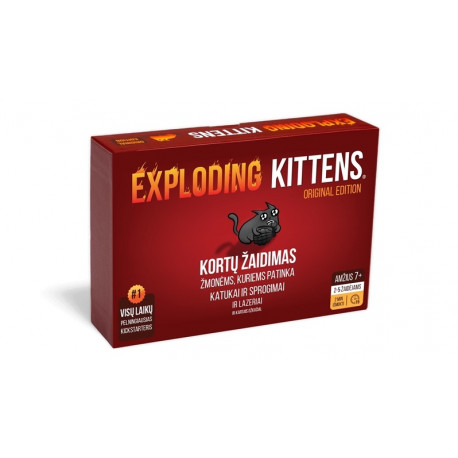 TABLE GAME EXPLODING KITTENS (LT) - Lauamängud - Photopoint