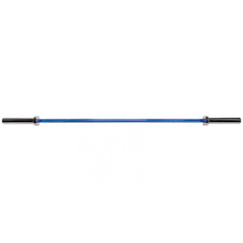 Aluminium barbell 8 kg / 1830 mm HMS GA68 Blue - Weight plates & bars ...