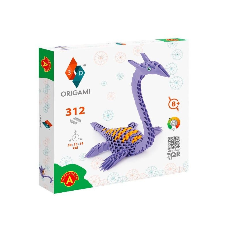 Alexander craft kit Origami 3D Plesiosaur - Role playing toys for kids ...
