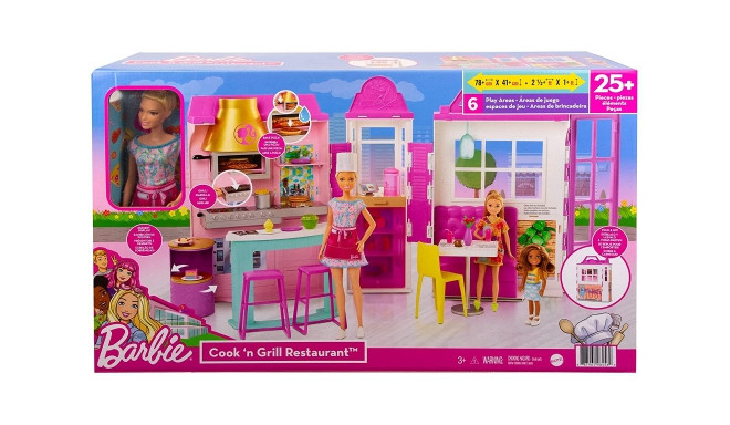 Mattel - Barbie Cook and Grill Restaurant - Mängufiguurid - Photopoint