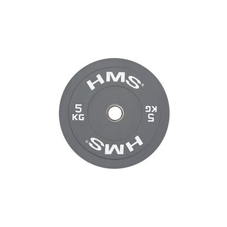 HMS Talerz olimpijski CBR05 5 kg szary (17-61 - Weight plates & bars ...