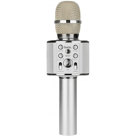 Hoco microphone Cool Sound KTV BK3, silver - Microphones - Photopoint