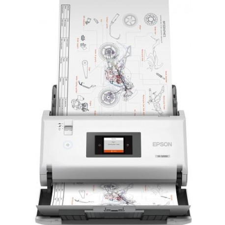 Epson WorkForce DS-32000 Sheet-fed scanner 600 x 600 DPI A3 White ...