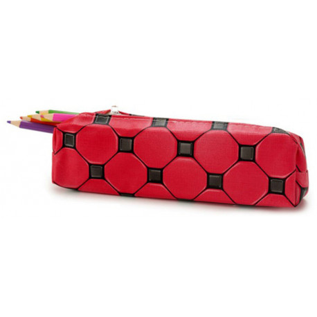 Pencil case 4x7x20cm, red - Pencil case - Photopoint