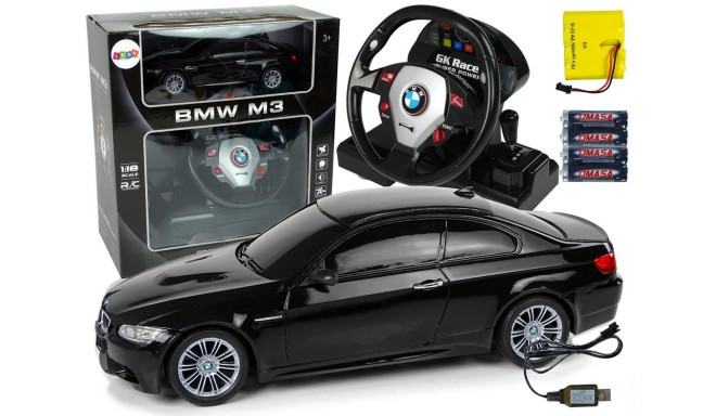 BMW M3 RC Car with steering wheel remote control 1:18 - RC cars ...