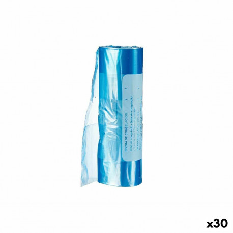 Freezer bag 22 x 35 cm Blue Polyethylene 30 Units - Plastic bags ...
