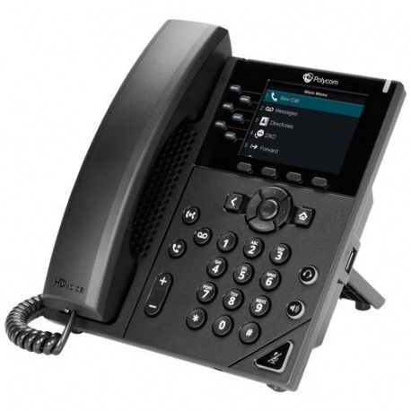 POLY 350 IP phone Black 6 lines LCD - IP-telefonid - Photopoint