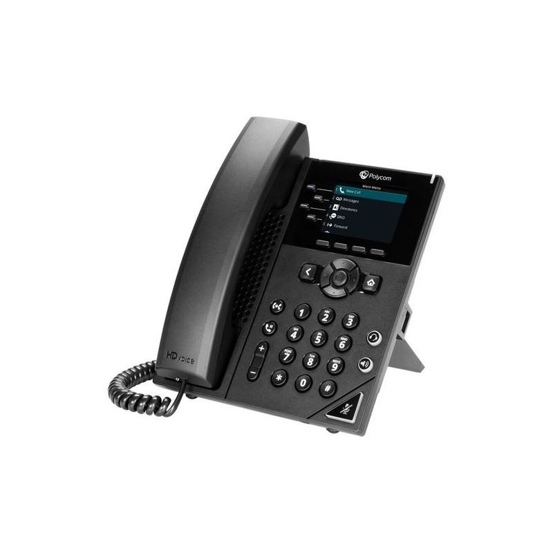 POLY 250 IP phone Black 4 lines LCD - IP-telefonid - Photopoint