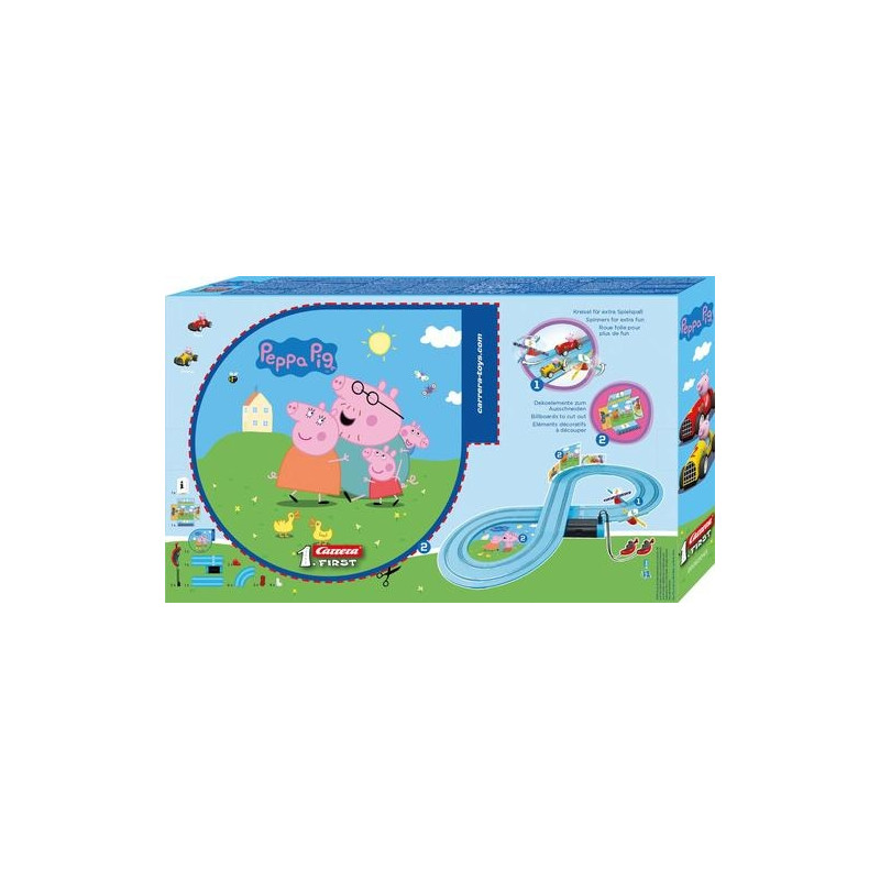 Carrera FIRST Peppa Pig Kids GranPrix - Racing tracks & accessories ...