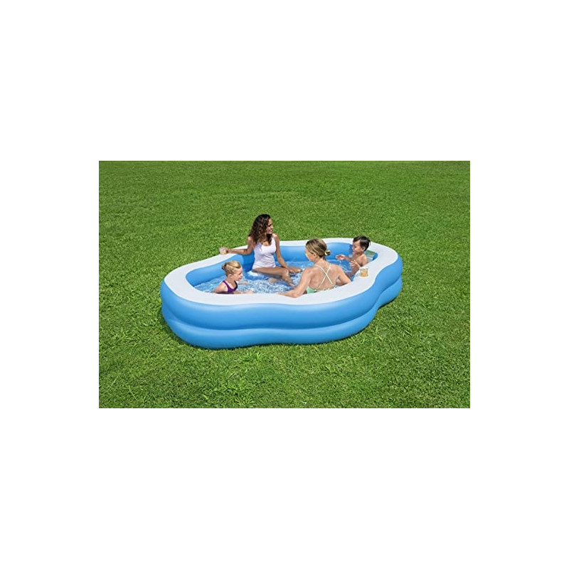 Bestway Family Pool Splashview , with side window, swimming pool (light ...