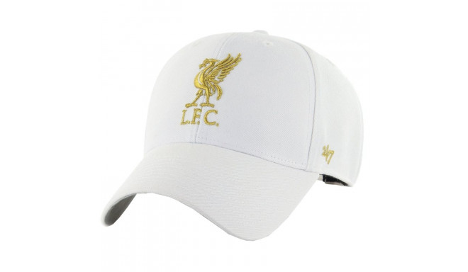 47 Brand EPL Liverpool FC Metallic Snap 47 MVP Cap EPL-MTLCS04WBP-WH ...