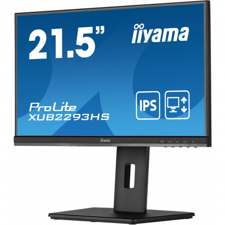 21,5''/54,6cm (1920x1080) iiyama 22W LCD Business Full HD IPS 3ms HDMI ...