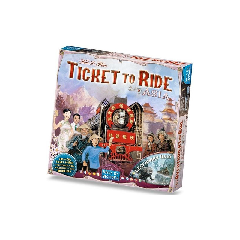 Asmodee Ticket to Ride Map Collection #1 Asia - Board games - Photopoint