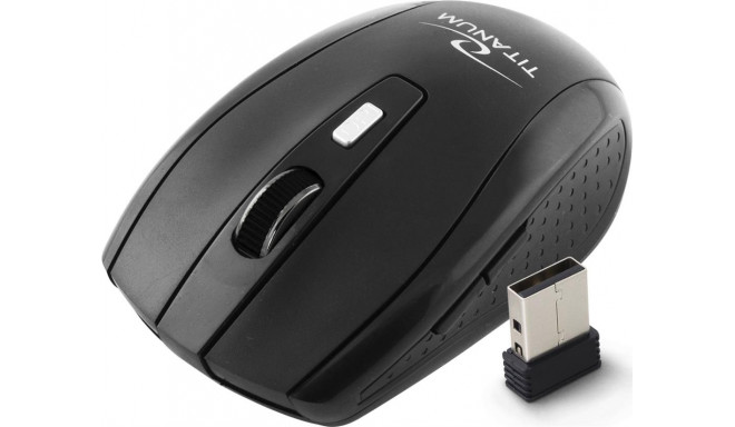 Titanum wireless mouse Snapper TM105K, black - Mice - Photopoint