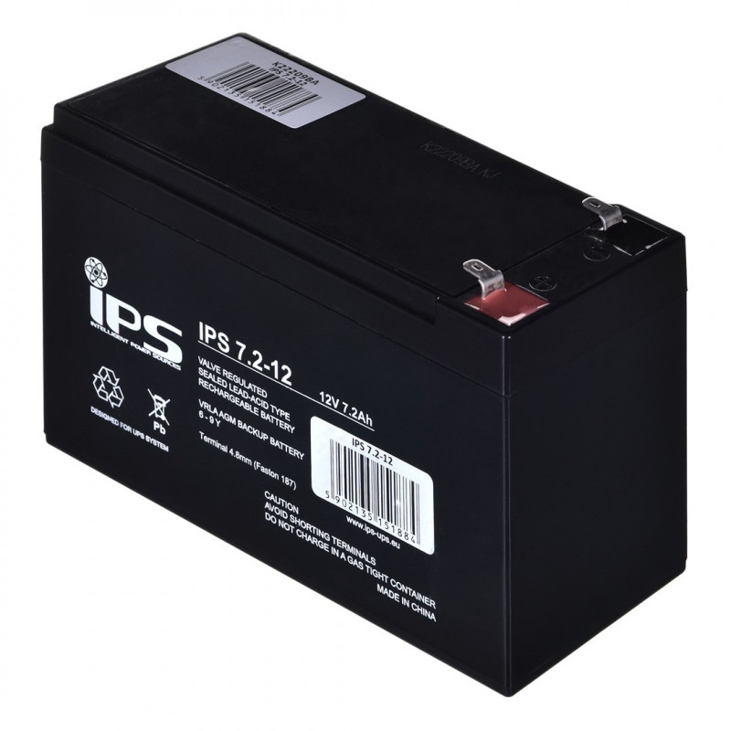 MPL IPS IPS 7.2-12L UPS battery Lead-acid accumulator VRLA AGM ...