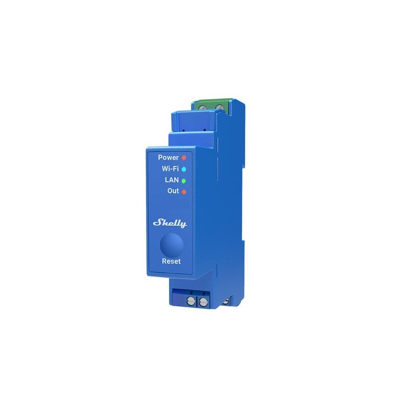 Shelly Pro 1 electrical relay Blue - Nutikodu moodulid - Photopoint