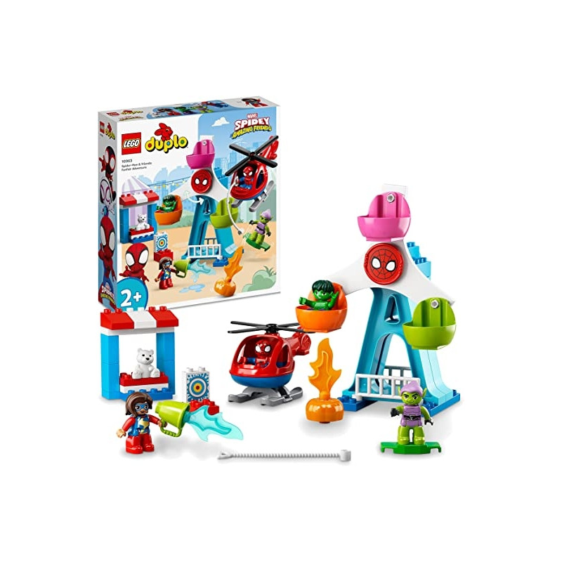 LEGO 10963 DUPLO Marvel Spider-Man & Friends Fairground Adventures ...