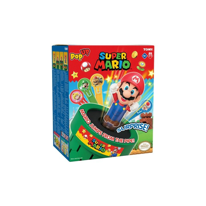 Tomy Pop Up Mario Board game Fine motor skill (dexterity) - Board games ...