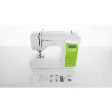 SINGER SC220 Green sewing machine - Sewing machines - Photopoint