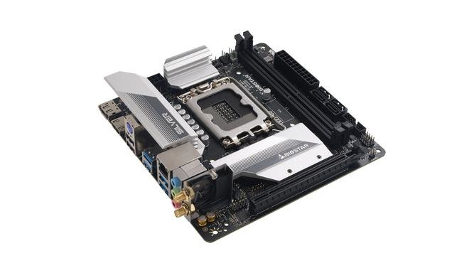 Biostar B660T-SILVER motherboard Intel B660 LGA 1700 mini ITX ...