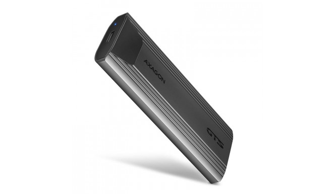 Axagon EEM2-GTS Thin Screwless Box, USB-C, NVME M.2, must - SSD korpus ...