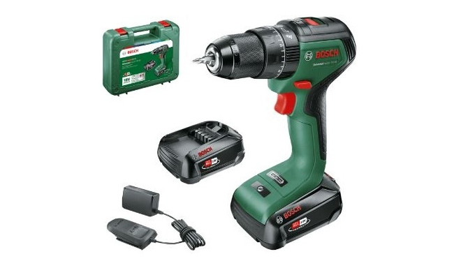 Akutrell Bosch UniversalDrill 18V-60, (2x2.0Ah), 0-500 / 1.900 min.-1 ...