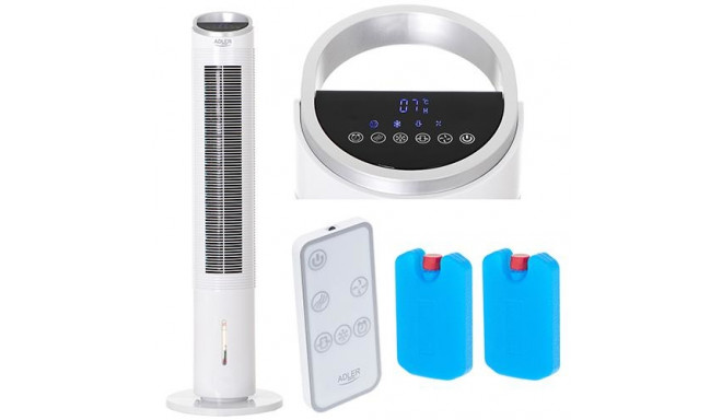 Adler Tower Air Cooler 2L 3in1 59 dB White - Kliimaseadmed - Photopoint