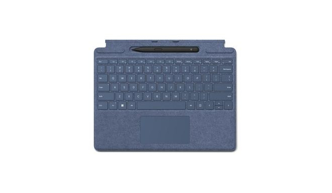 Microsoft Surface 8X6-00101 mobile device keyboard Blue Microsoft Cover ...