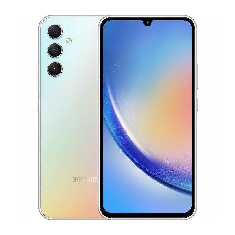 A346B GALAXY A34 5G 128GB DS SILVER - Smartphones - Photopoint