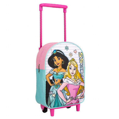 Ratastega koolikott Princesses Disney Roosa - Laste kotid - Photopoint