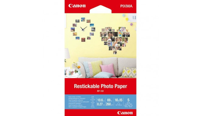 Canon RP-101 Removable Photo Stickers, 4x6", 5 sheets - Fotopaberid ...