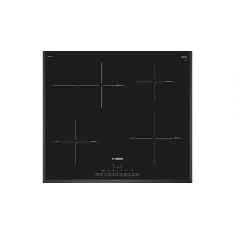 Bosch Serie 6 PIF651FC1E Black Built-in 60 cm Zone induction hob 4 zone ...