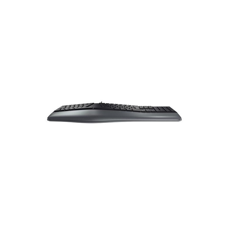 CHERRY KC 4500 ERGO Corded Ergonomic Keyboard, Black, USB (QWERTY - UK ...