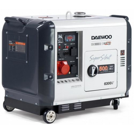 Daewoo DDAE 9000SSE-3 engine-generator 6000 W 15 L Diesel Black, White ...