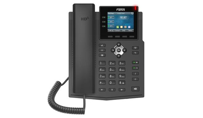 Fanvil X3U-PRO IP phone Black 6 lines - IP telephones - Photopoint